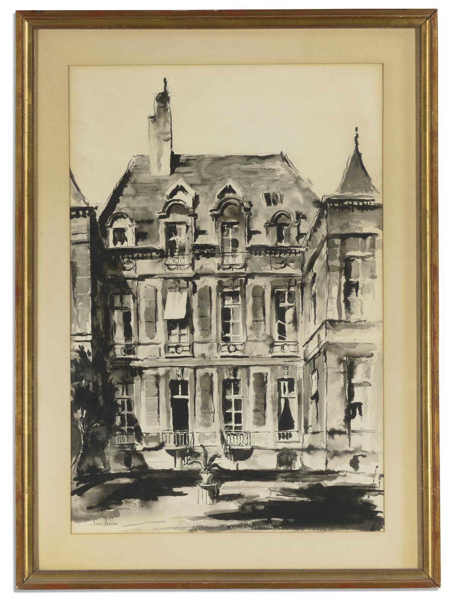 John Hulse | Parisian Hotels Particuliers: three drawings | MutualArt