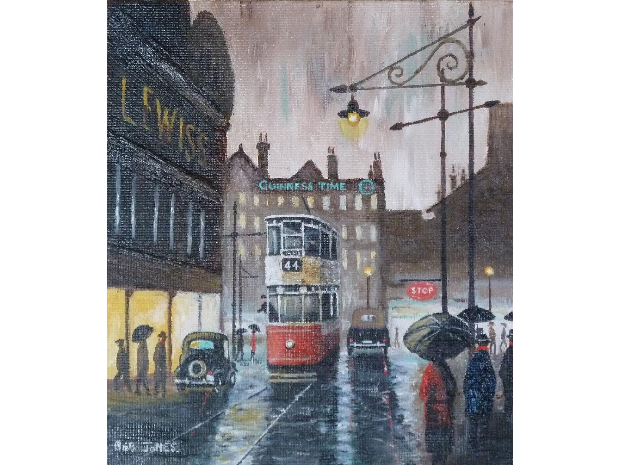 Jones Bob | Tram Outside Lewis's, Mosley Street Manchster | MutualArt