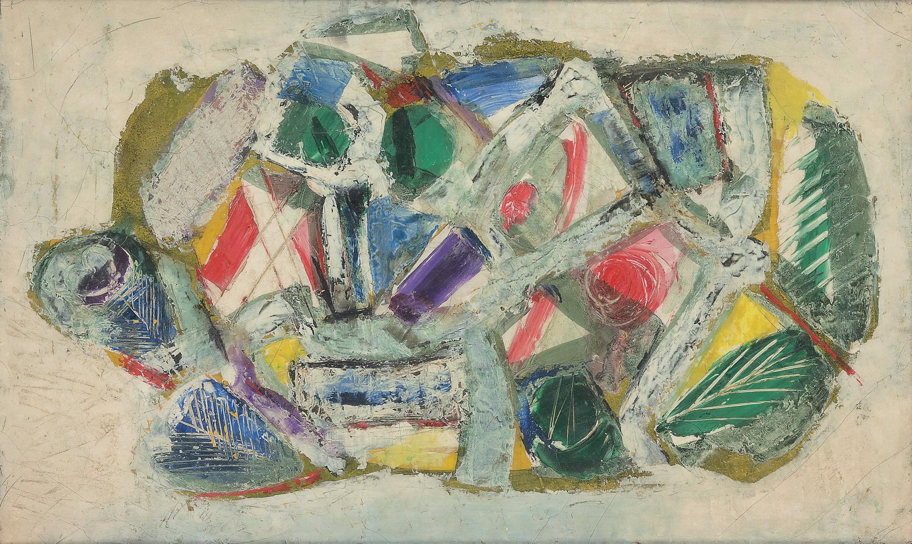 Moon Shin | A Turtle with Flower Piece (1966) | MutualArt