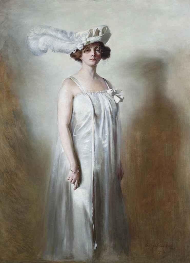 Adolf Pirsch | Portrait of Hanna Pirsch-Fieke, the artist's wife (1913 ...