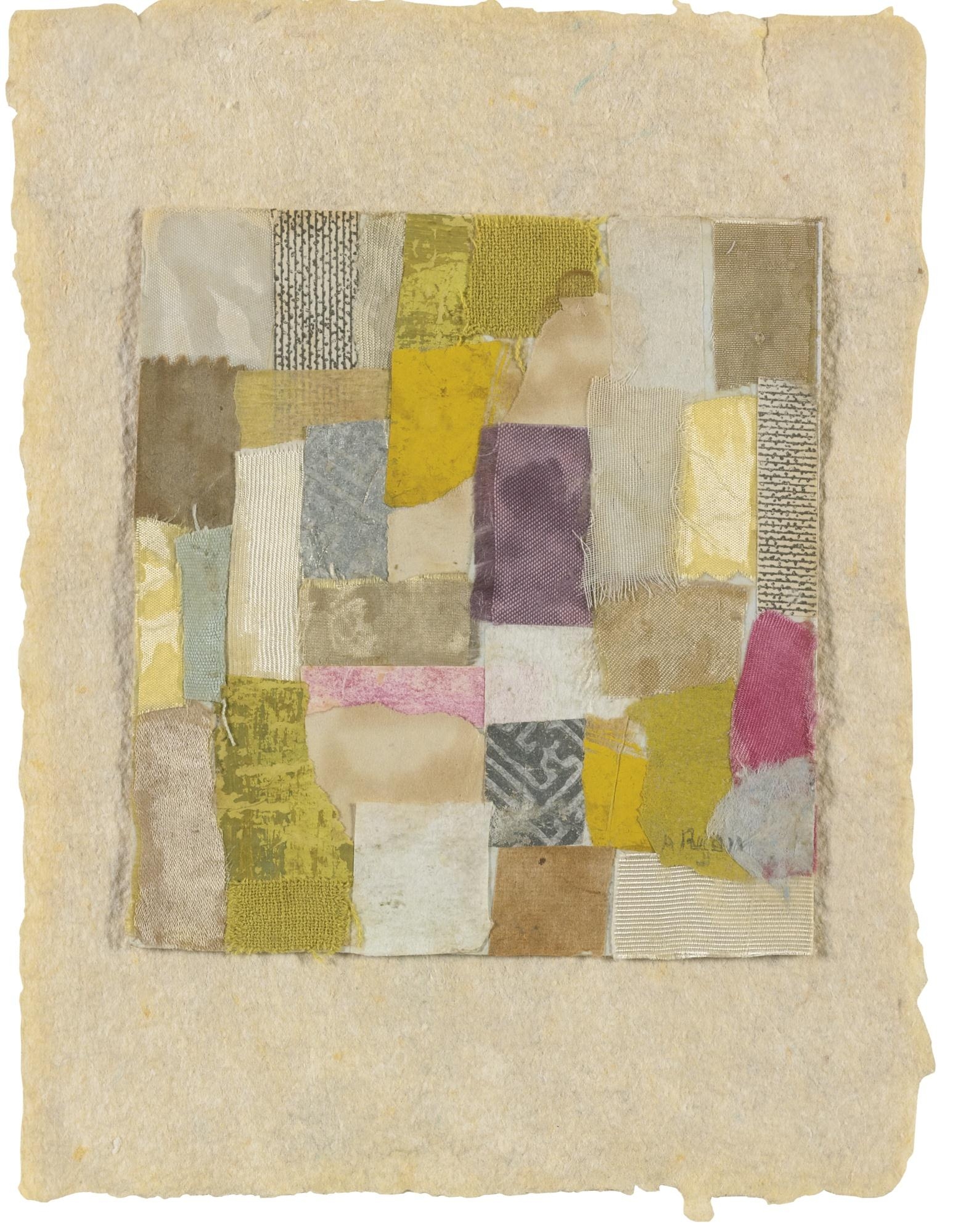 Anne Ryan | 2 Works: Beige Background; Light Blue Background | MutualArt