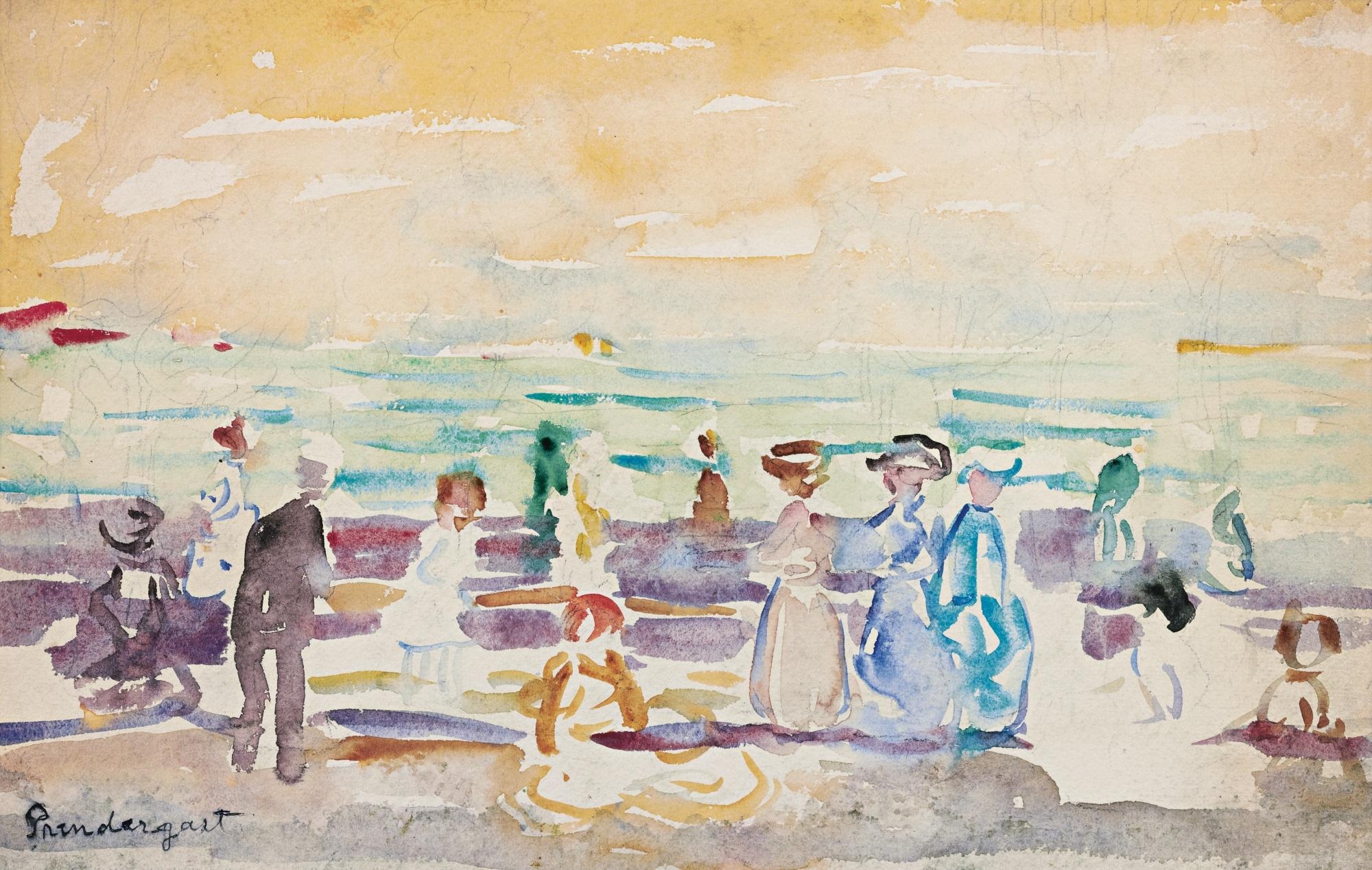 Maurice Prendergast | ''By the Stream'' | MutualArt