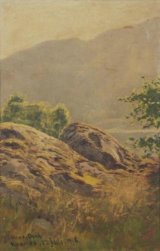 Dahl Hans | Rocks and mountains | Artwork performance at auction ...