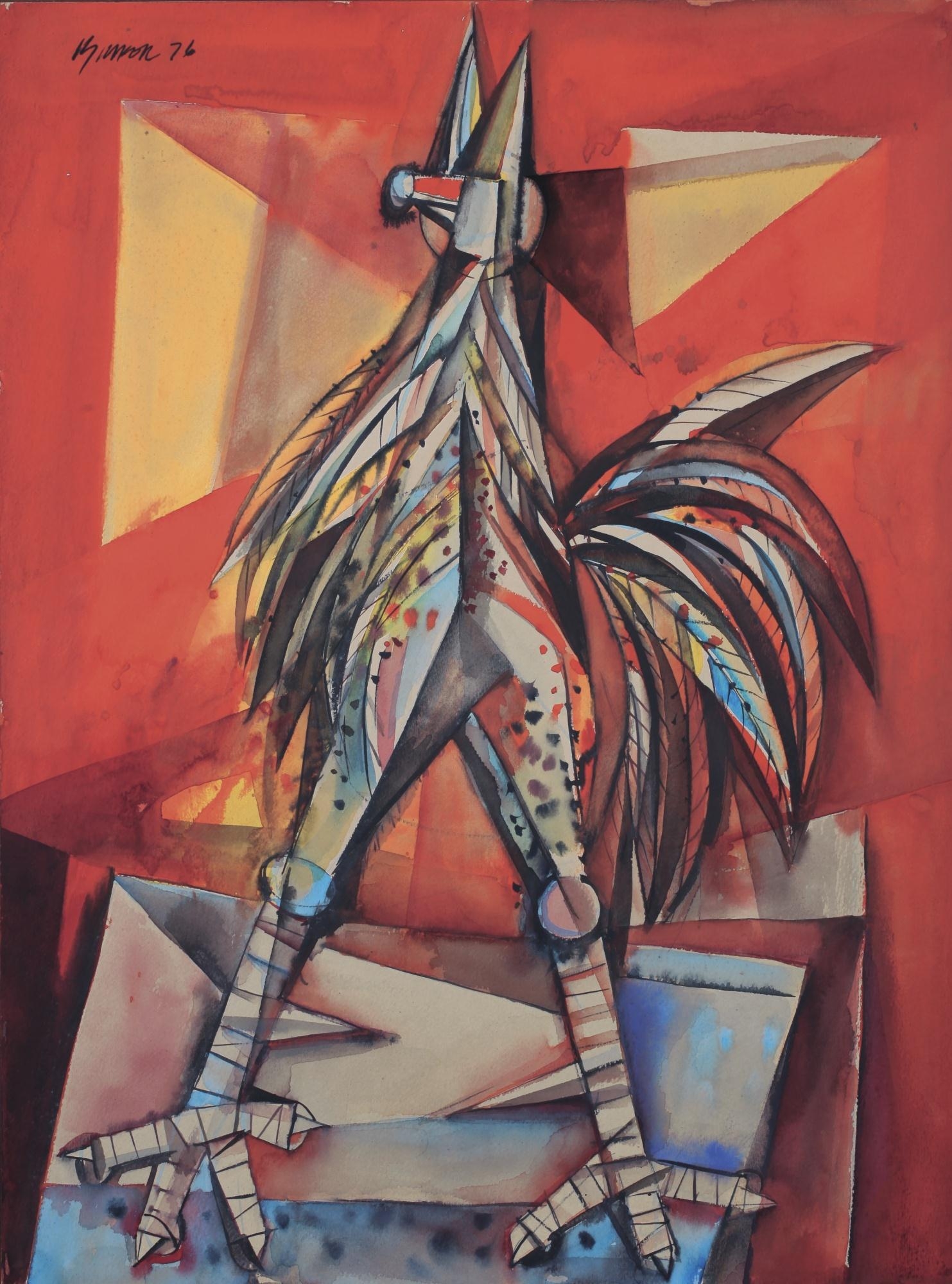 Ang Kiukok | COCKEREL (1976) | MutualArt