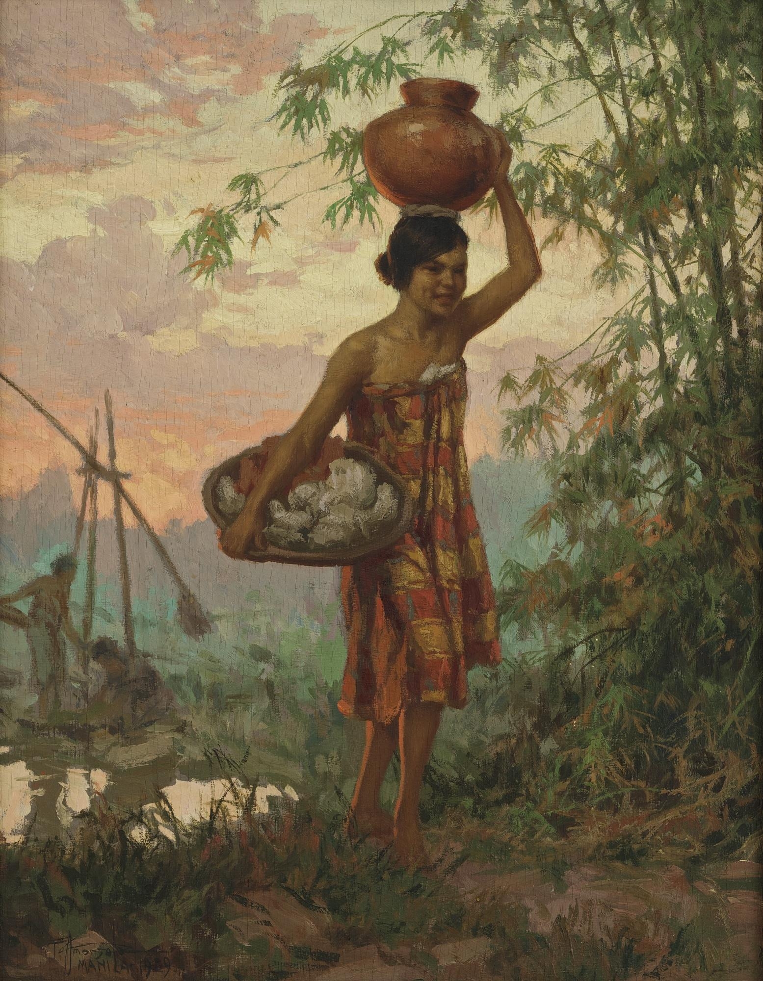 Fernando Amorsolo | Still life of tropical fruits (1928) | MutualArt