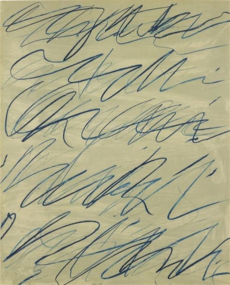 Cy Twombly | ROMAN NOTES I (1970) | MutualArt