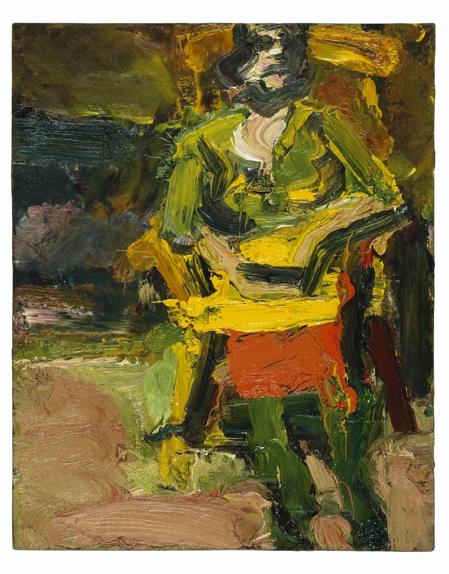 Frank Auerbach | J.Y.M. SEATED (1979) | MutualArt