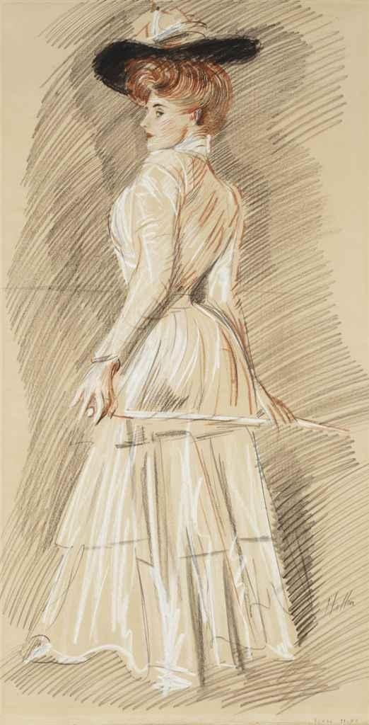 Paul César Helleu | Lady de Grey | MutualArt