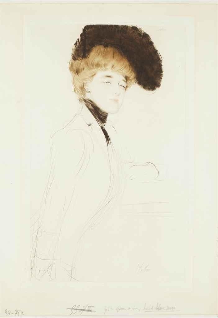 Paul César Helleu | Lady de Grey | MutualArt