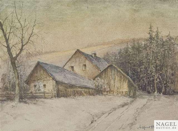 Alfred Beier | A set of 22 works with landscapes | MutualArt