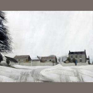 Terence Bennett | 4 Works : Lincolnshire Landscape ; River ; Farm ...