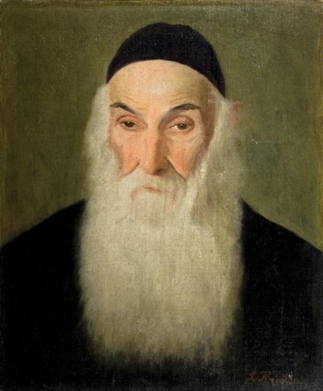 Lazar Krestin | Portrait of a rabbi | MutualArt