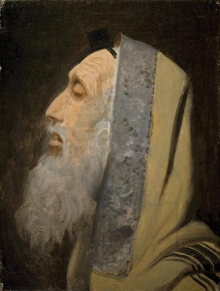 Alfred Lakos | Rabbi praying | MutualArt