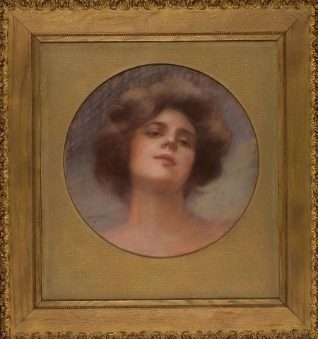 Philip Boileau | Portrait of a Young Woman (1903) | MutualArt