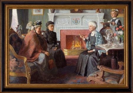 Griswold Tyng | Parlor Scene (1911) | MutualArt