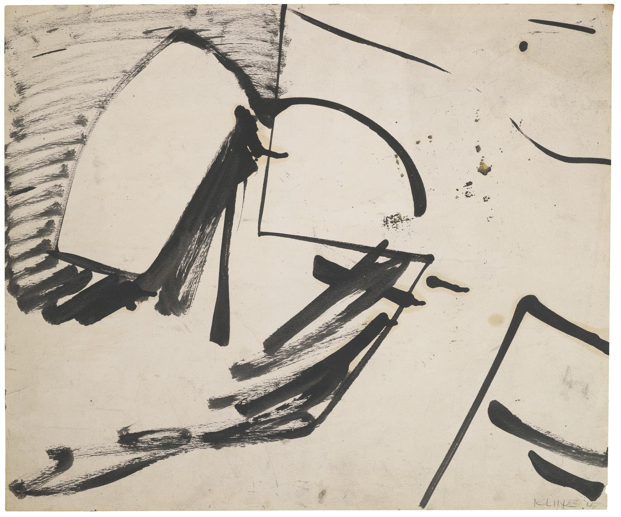 Franz Kline | UNTITLED (1947) | MutualArt