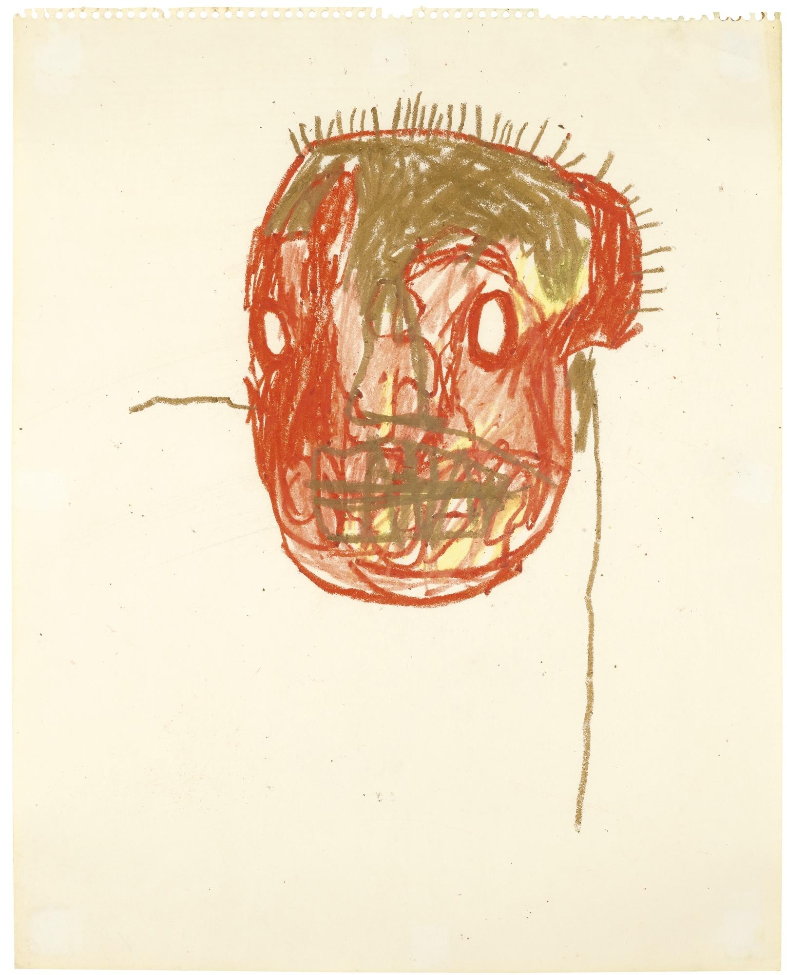 Jean-Michel Basquiat | Untitled (Mother/Father) (1981) | MutualArt