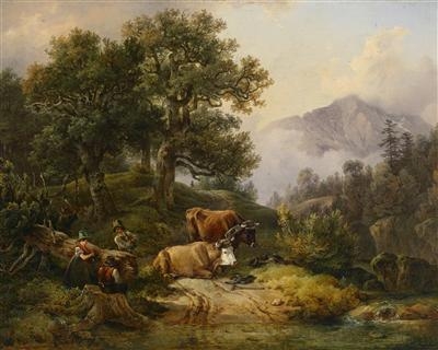 Friedrich Gauermann | Jäger und Beute | MutualArt