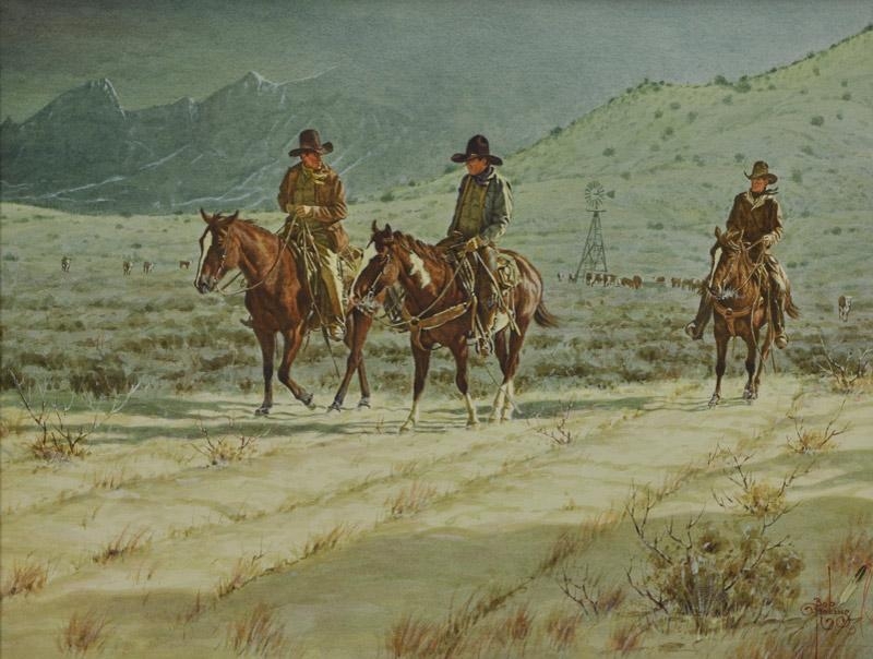 Bob Moline | Headed for a Warm Fire | MutualArt