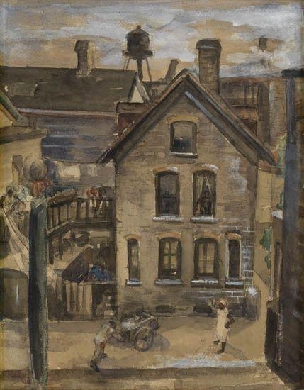 Lawrence Arthur Jones | Chicago Slum (1938) | MutualArt