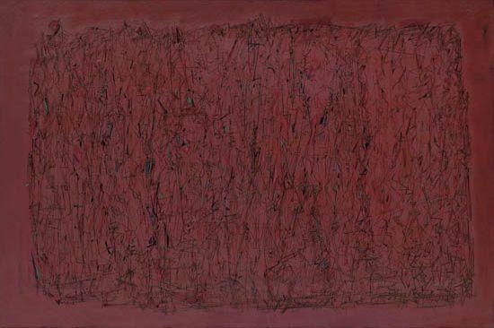 Norman Lewis | Untitled (Circular Procession of Figures) (1953) | MutualArt