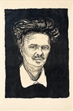 Edvard Munch | August Strindberg (1896) | MutualArt