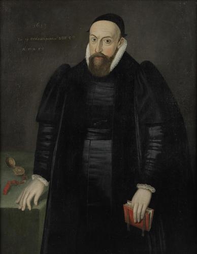 British School, 17th Century | Portrait of a lady of the Derham family ...