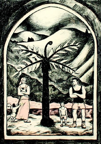 Nigel Brown | Land and Family (1979) | MutualArt