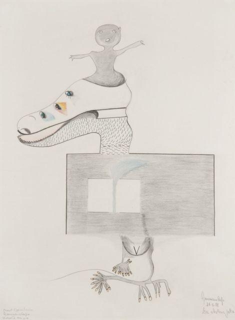 Meret Oppenheim | La Chaleur Jolie, Cadavre Exquis (1971) | MutualArt