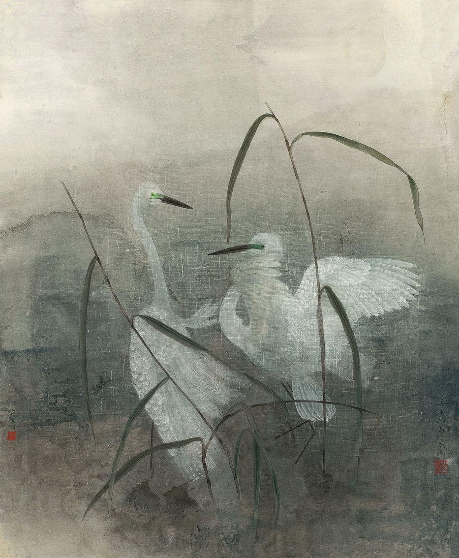 Jiang Hongwei | Begonia and Camellia (1990 - 1991) | MutualArt