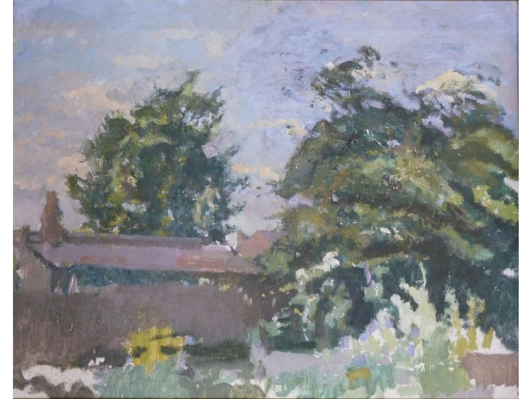 Harry Rutherford | Back garden, Nelson Street, Hyde | MutualArt