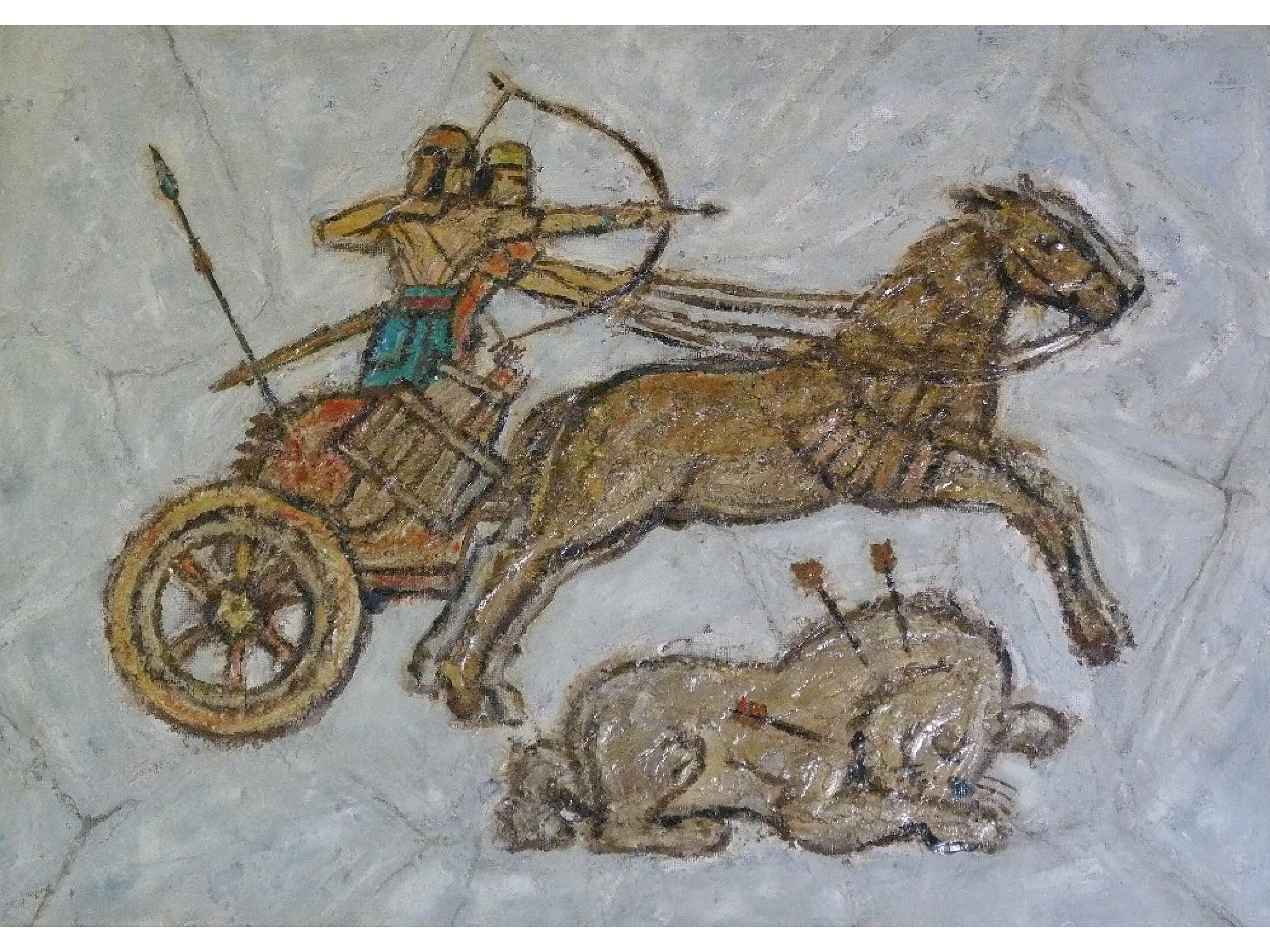Arthur Delaney | Ancient Egyptian hunting Chariot | MutualArt