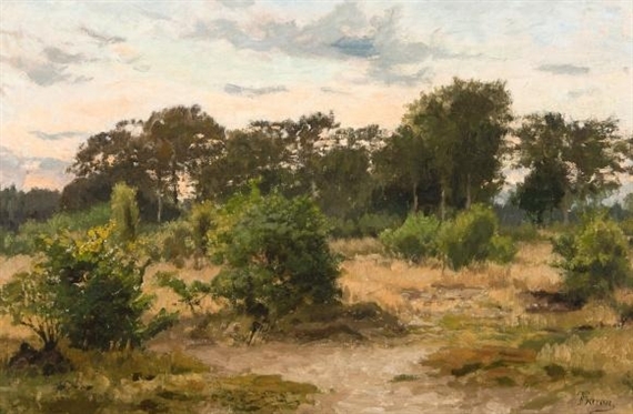 Théodore Baron | Landscape - Bruyère | MutualArt