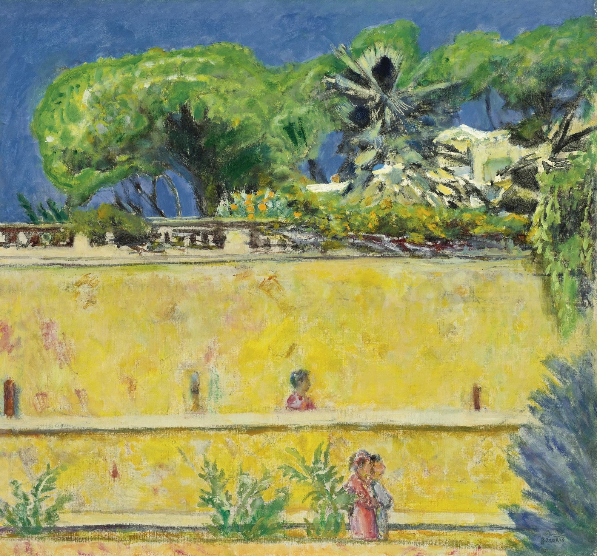 Pierre Bonnard | Personnage sous un arbre (Circa 1925) | MutualArt