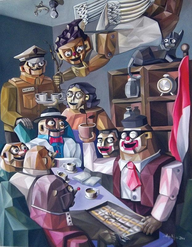 Agus Riyadi | Tumbuh Hitam Daun (Growing Black Leaf) (2010) | MutualArt