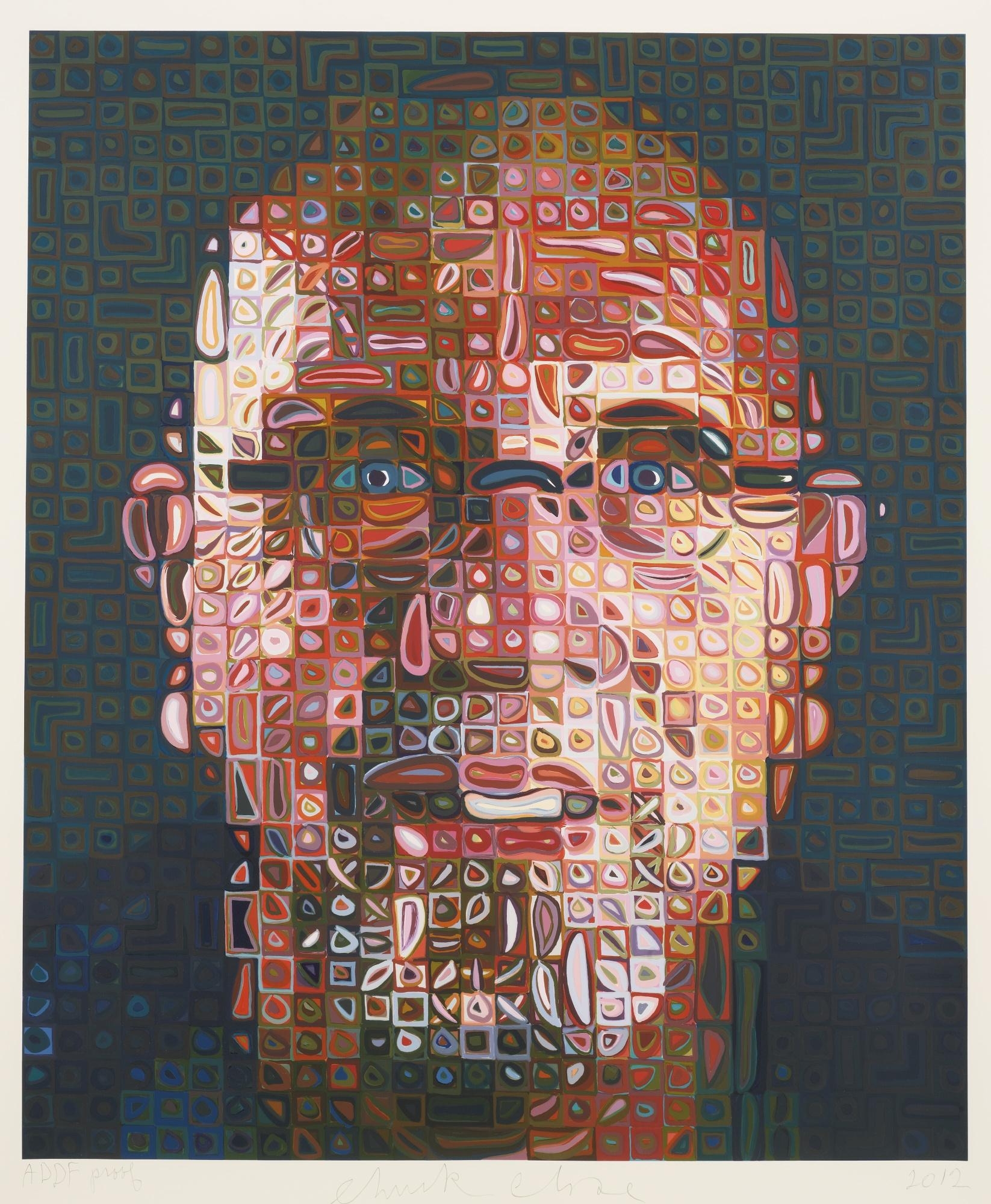 Chuck Close | SELF-PORTRAIT (2012) | MutualArt