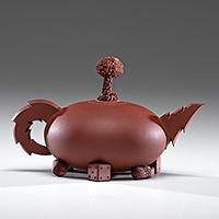 Richard Notkin | Nuclear Nuts Teapot (1991) | MutualArt