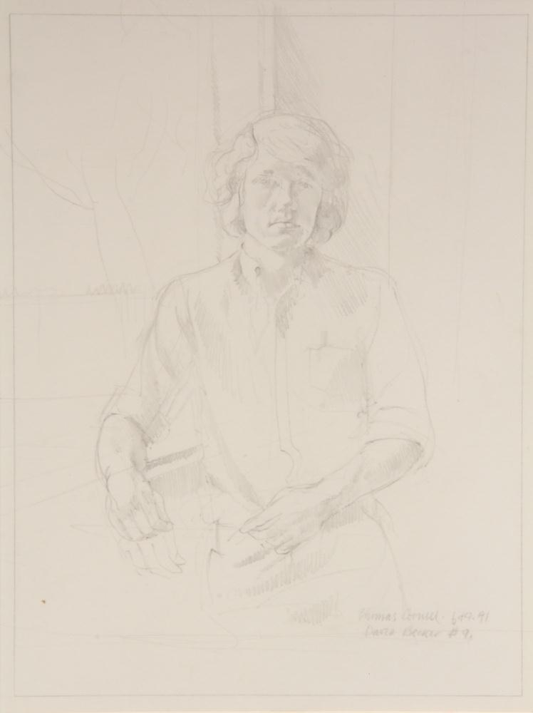 Thomas Cornell | portrait drawing | MutualArt