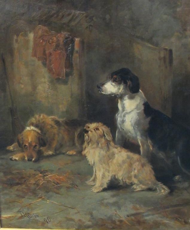 Thomas Henry Gibb | Waiting for Master (1890) | MutualArt