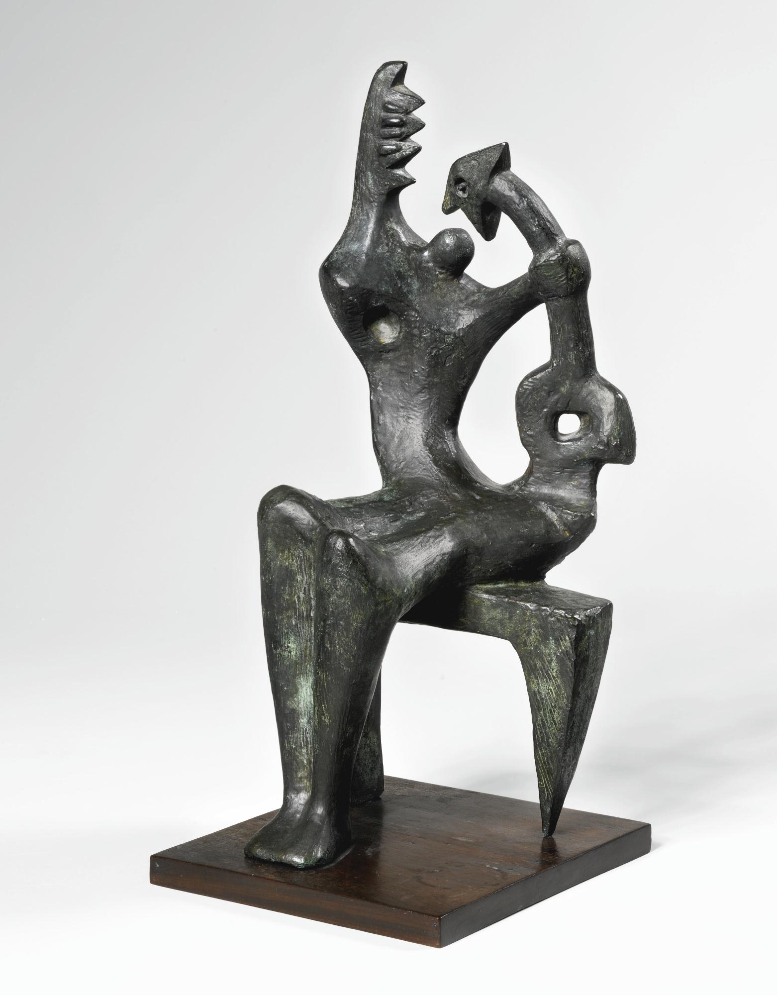 Henry Moore | INTERIOR FORM (1951) | MutualArt