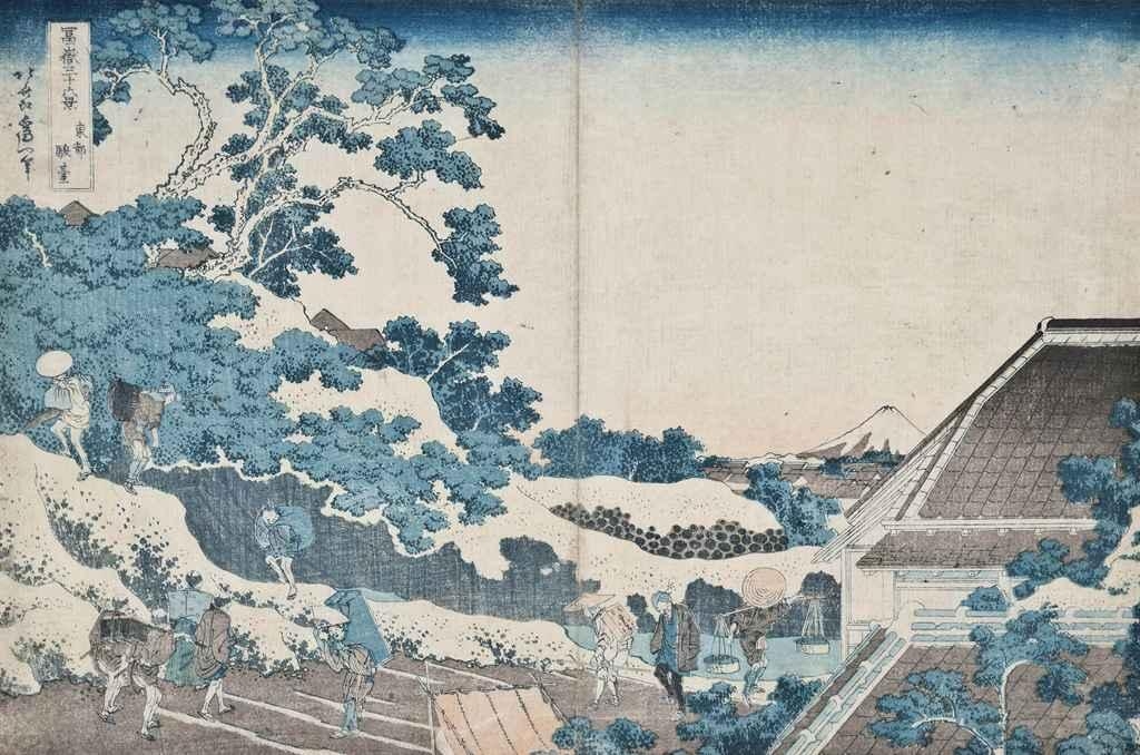 Katsushika Hokusai | Surugadai in Edo | MutualArt