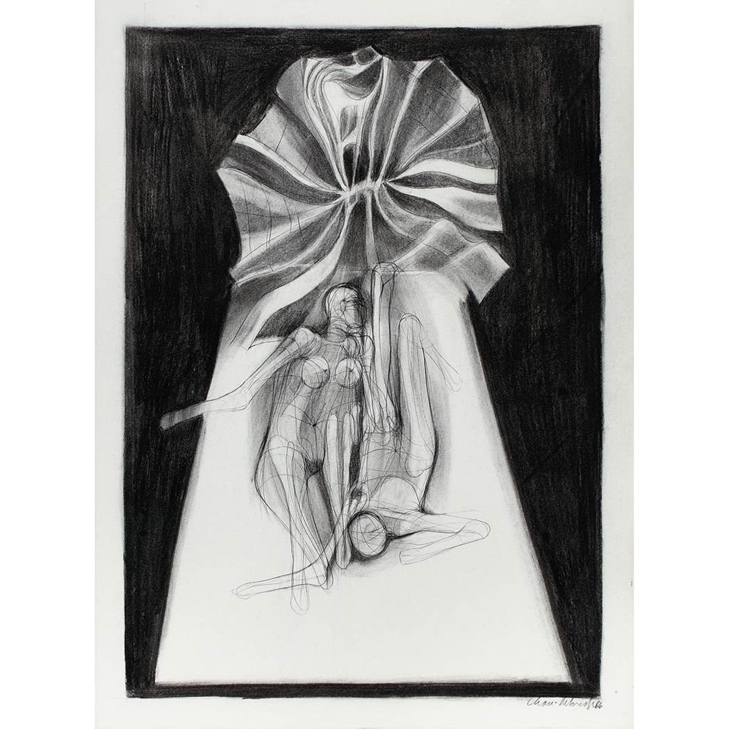 Barbara Chase-Riboud | Two Figures, Untitled (1966) | MutualArt