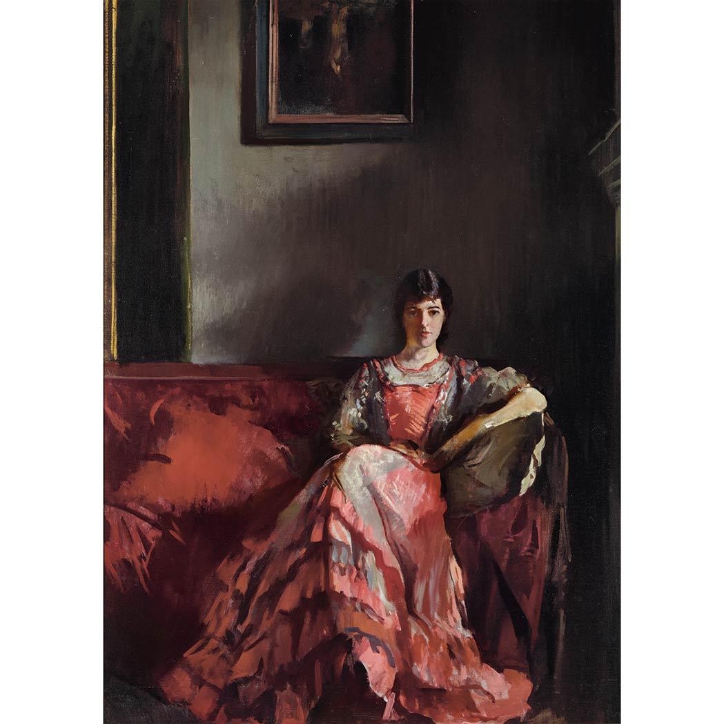 Edmund Charles Tarbell | Portrait of Miss Sally Perry | MutualArt