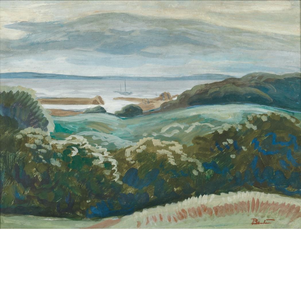 Thomas Hart Benton‏ | Menemsha Bight, Martha's Vineyard (1927) | MutualArt