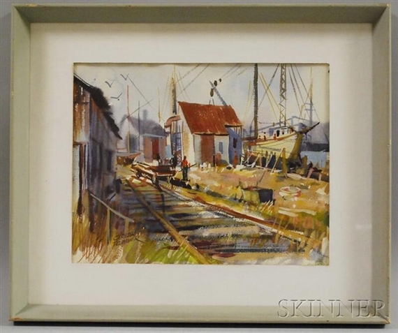 Carlton Plummer | Maine Boatyard | MutualArt