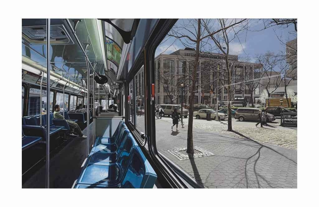 Richard Estes | Car Reflection (1969) | MutualArt