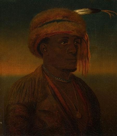 Charles Ferdinand Wimar | Portrait of a Native American (Portrait of a ...