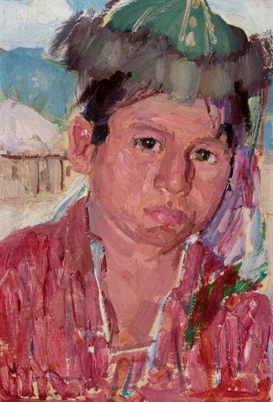 Leon Gaspard | Mongolian Boy (1921) | MutualArt