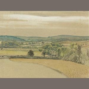 Eric Ravilious | Lane near Lewes | MutualArt