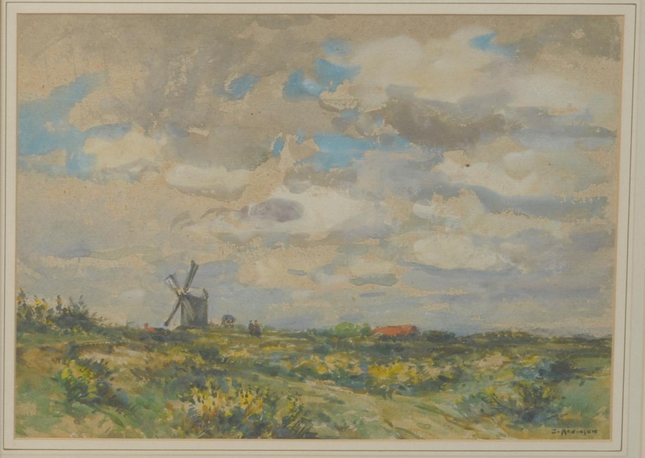 John Atkinson | Ugthorpe Windmill with the Village Roofs behind ...